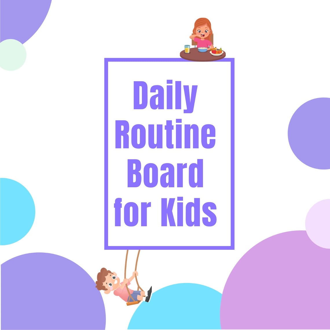 Daily To-do Board Routine for Kids Morning & Evening Organization Boys ...