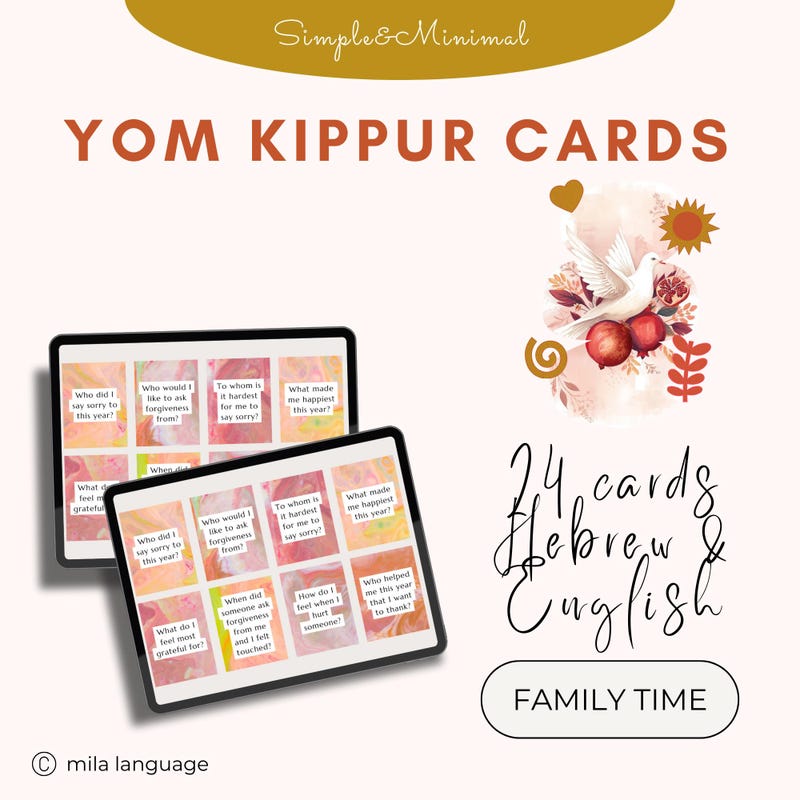 Yom Kippur Cards - Etsy