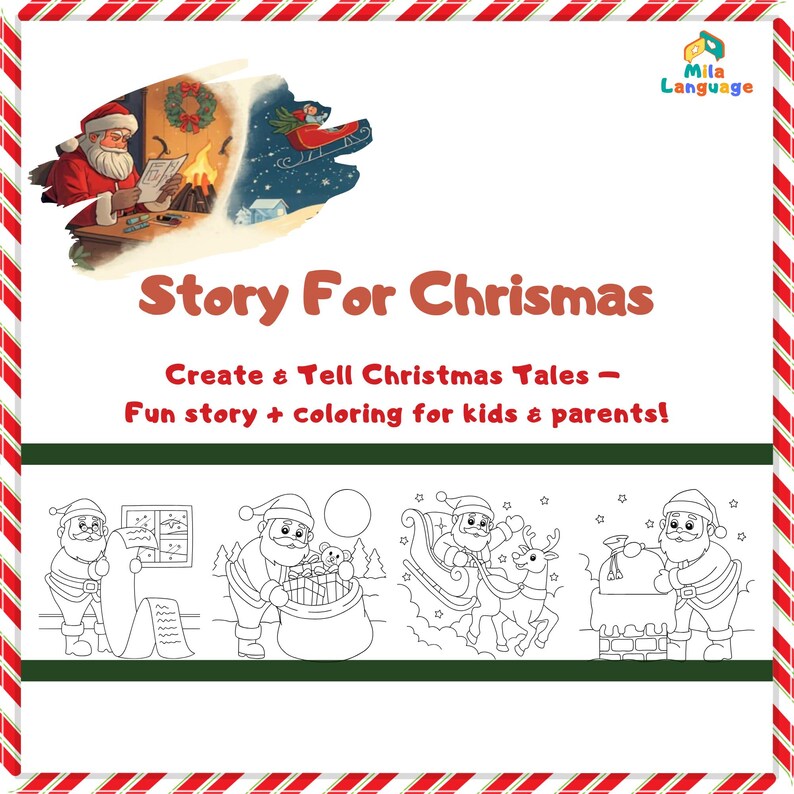 Christmas Story Sequencing & Coloring Pack - Etsy