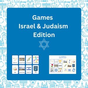 Memory and Bingo Israeli Game - Etsy