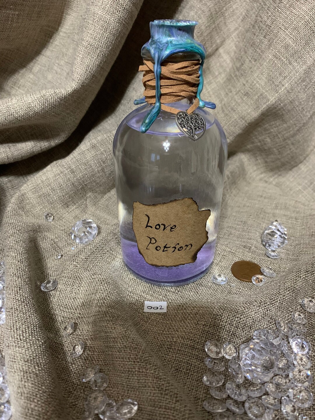 Love Potion Glass Bottle Potion Apothecary Witch Potion - Etsy