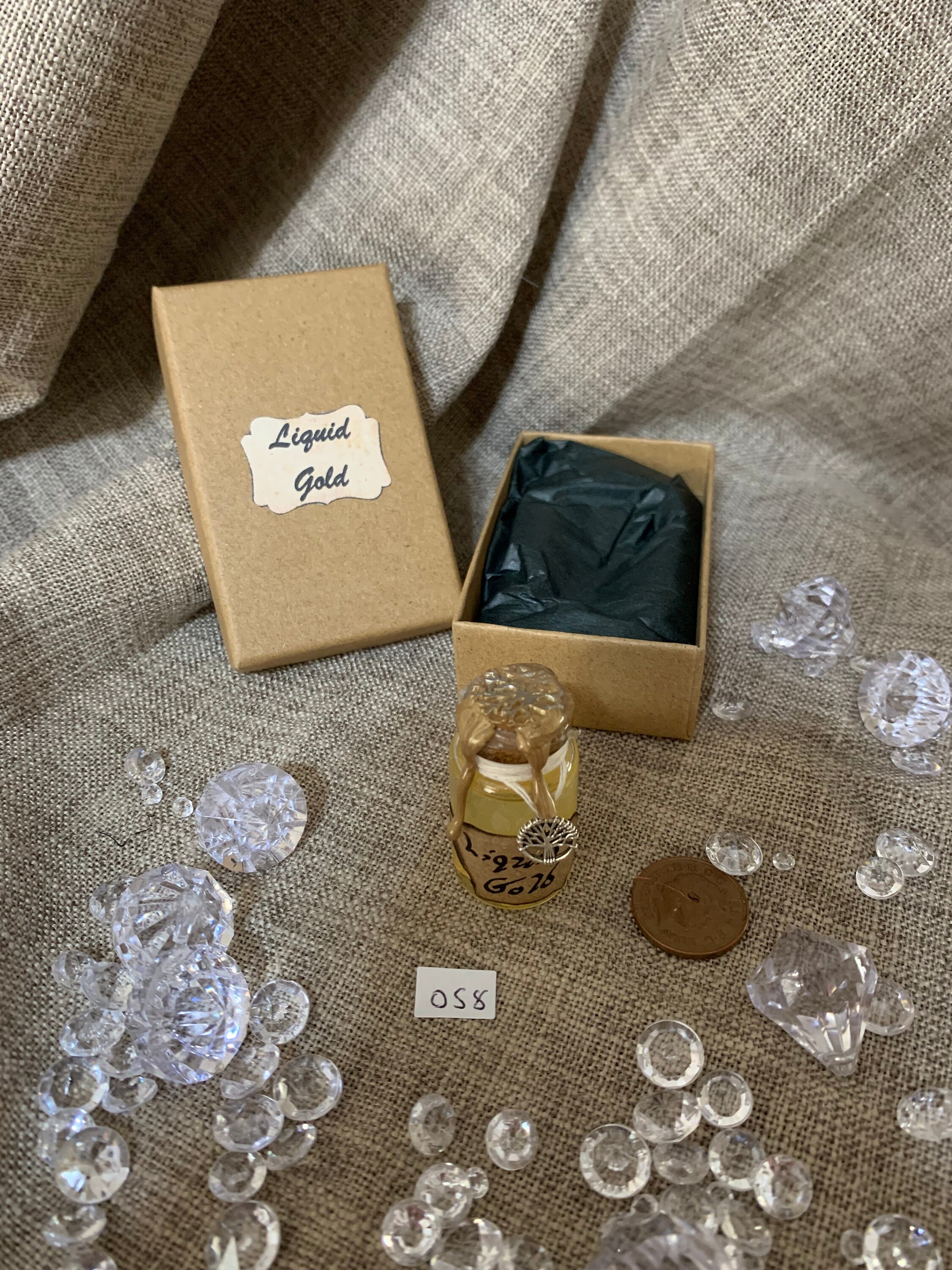 Liquid Gold in a Gift Box, Glass Bottle Apothecary Witch Potion Gift - Etsy