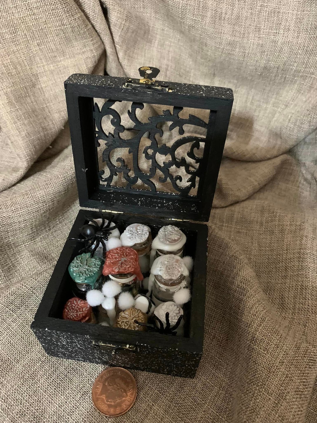 Witch Wizard Witchcraft Potions Set Apothecary Display Box Christmas ...
