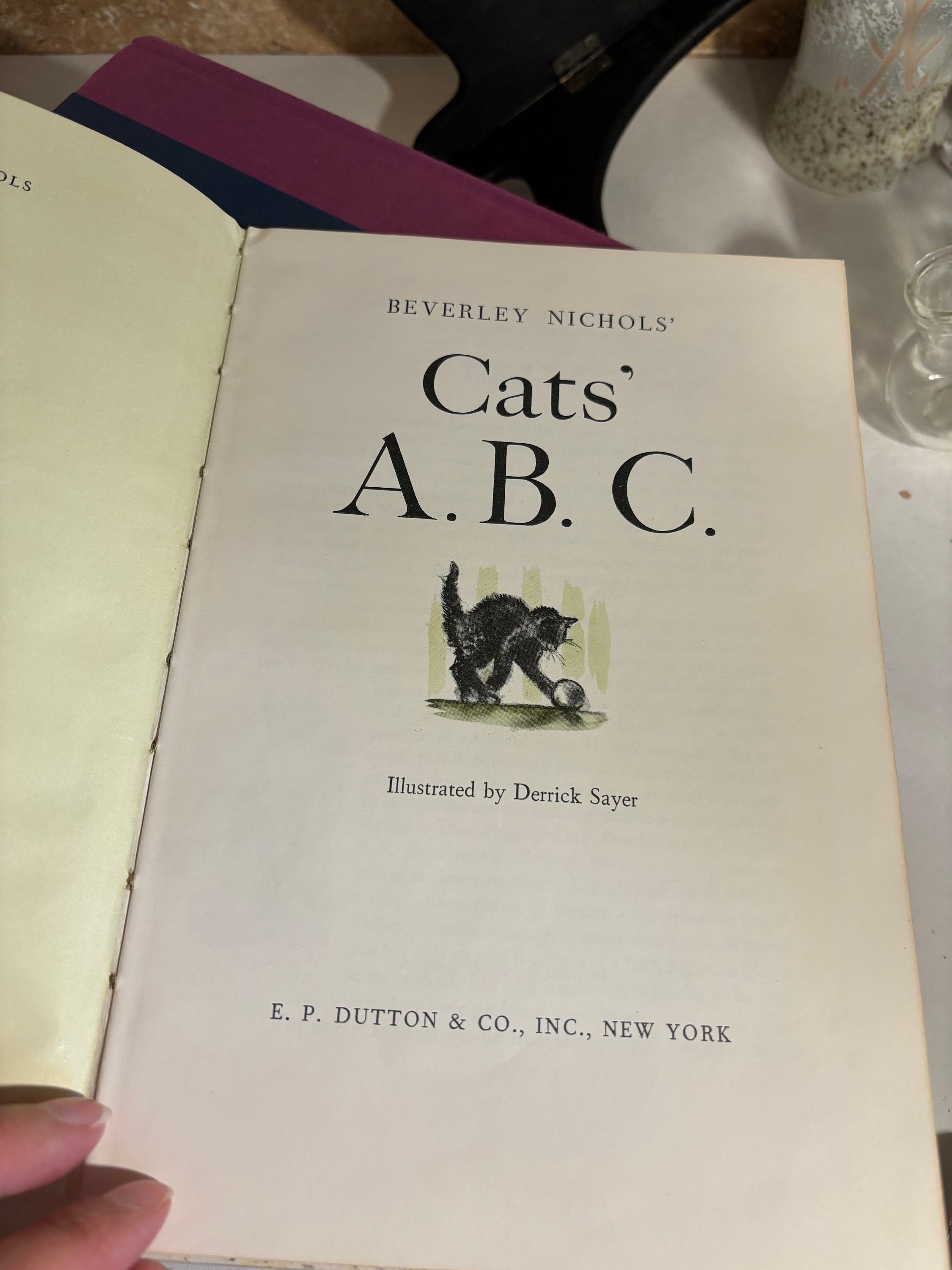 Beverley Nichols cats' A, B, C Ill. by Derrick Sayer 1960 1st Edition ...