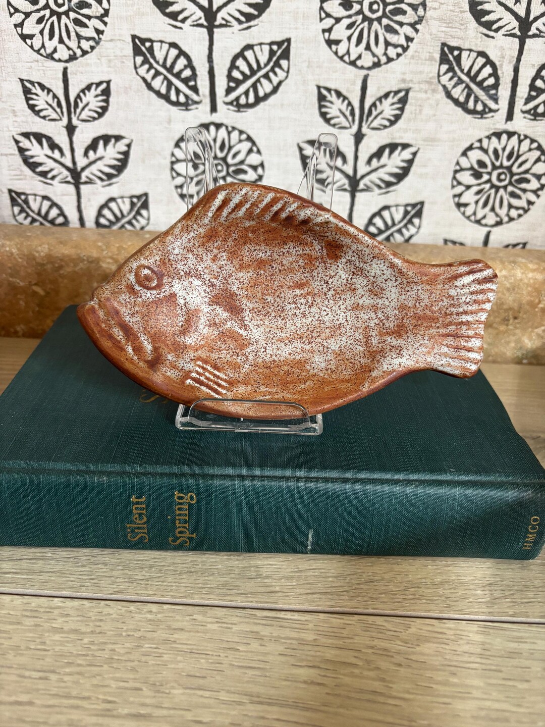 Vintage Thora Terra Cotta Fish Dish Decor Collectable - Etsy