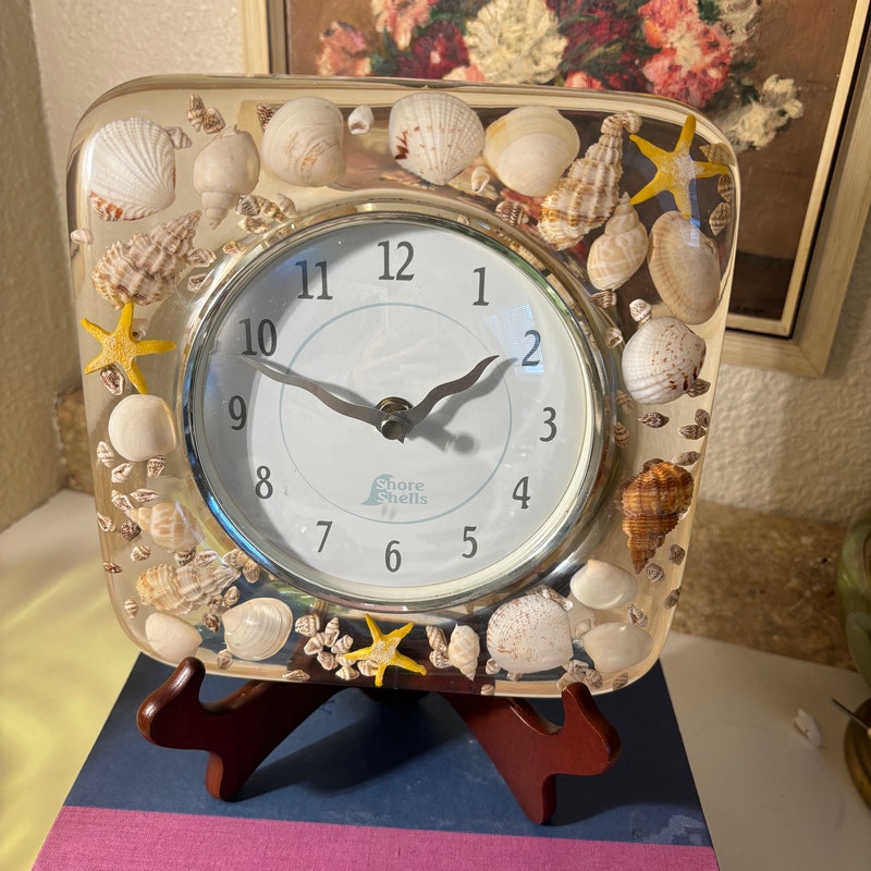 Seashell Clock - Etsy