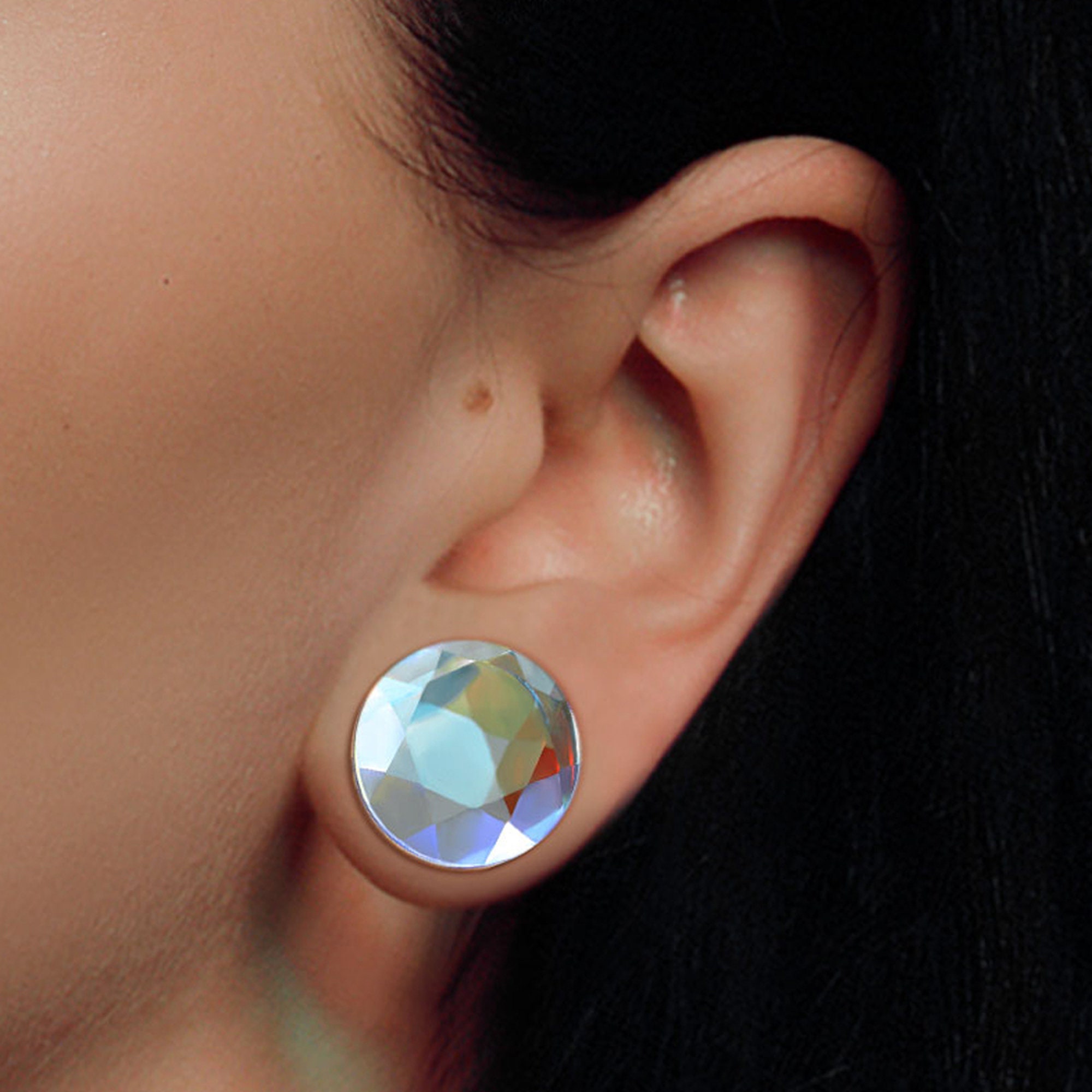 Machine Washable Reusable Bags 8 Pack Iridescent Glass Ear Plugs Double ...