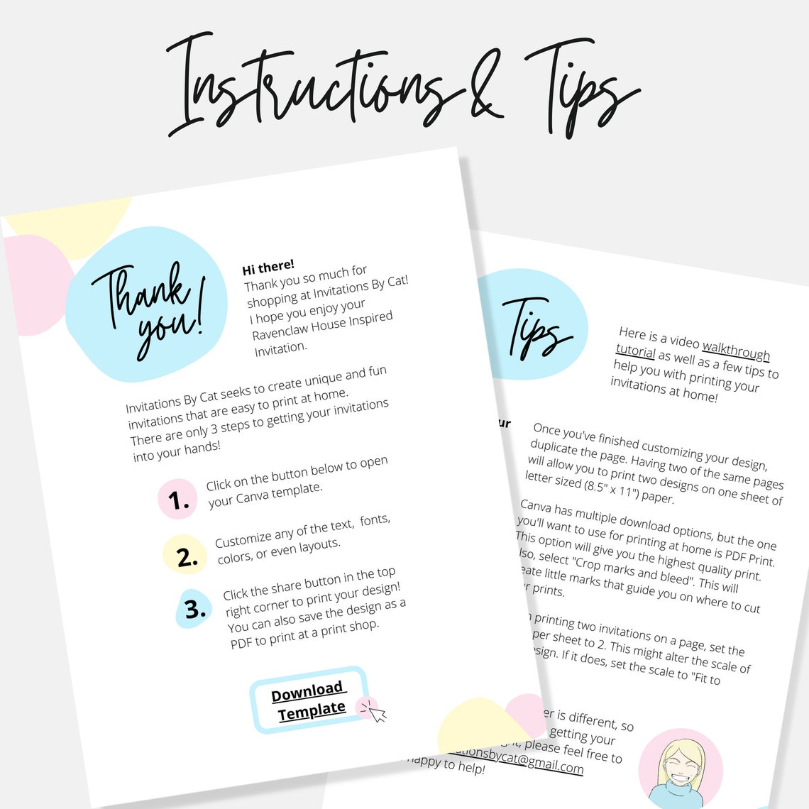 4x6 Silver Falcon Invitation Canva Template Printable - Etsy