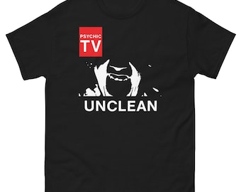 Throbbing Gristle T-shirt, Vintage Rare Tee Shirt, White, Psychic TV ...