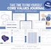 Core Values Journal to Support Positive Affirmation and Finding ...