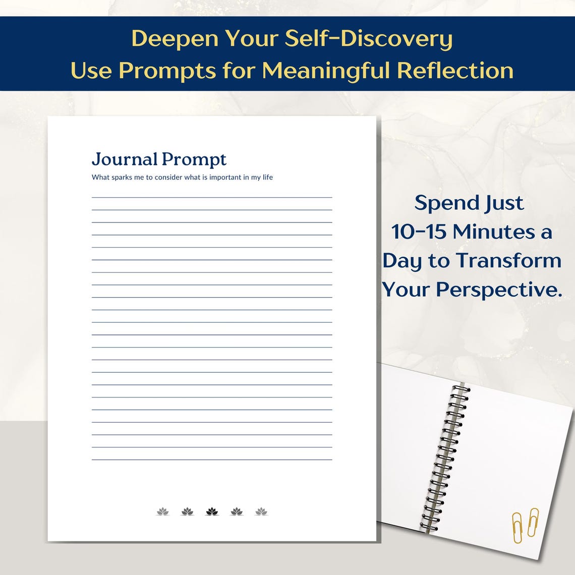 Core Values Journal to Support Positive Affirmation and Finding ...