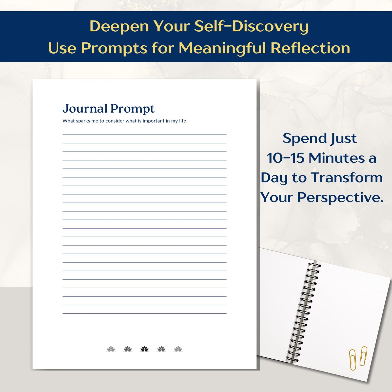 Core Values Journal to Support Positive Affirmation and Finding ...