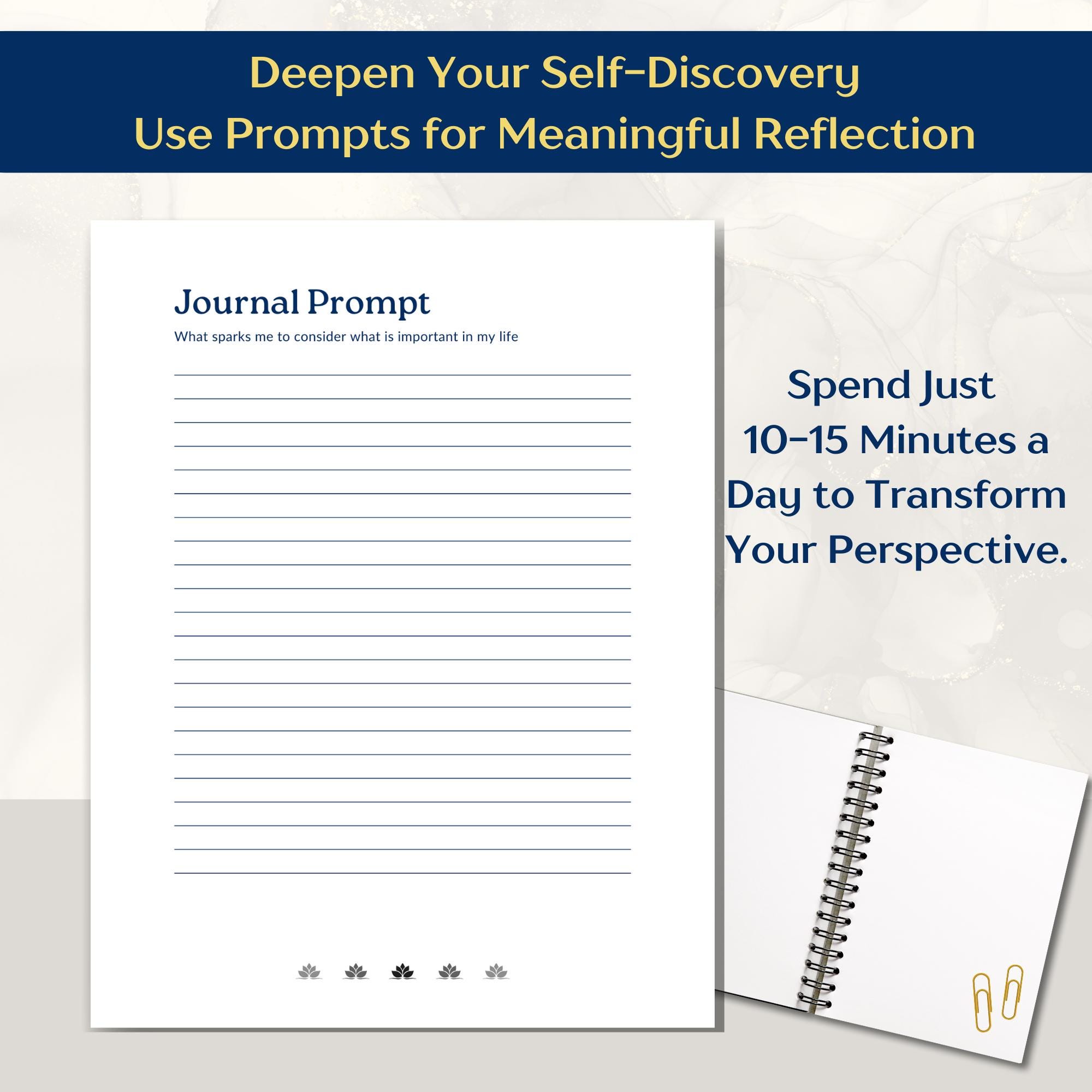 Core Values Journal to Support Positive Affirmation and Finding ...