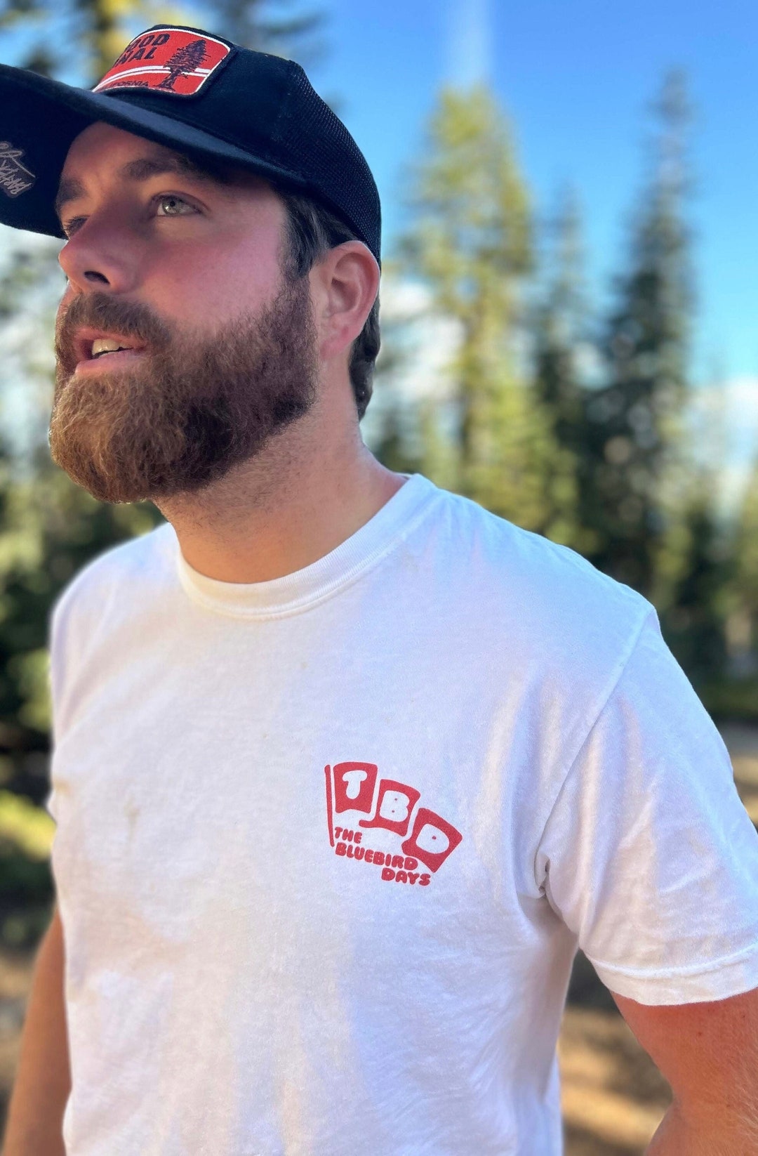 TBD Flag Shirt - the Bluebird Days - Organic T-shirt - Etsy