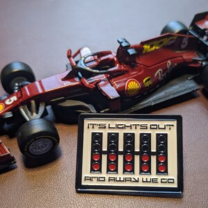F1 it's Lights Out and Away We Go Starting Lights Formula 1 Pin - Etsy