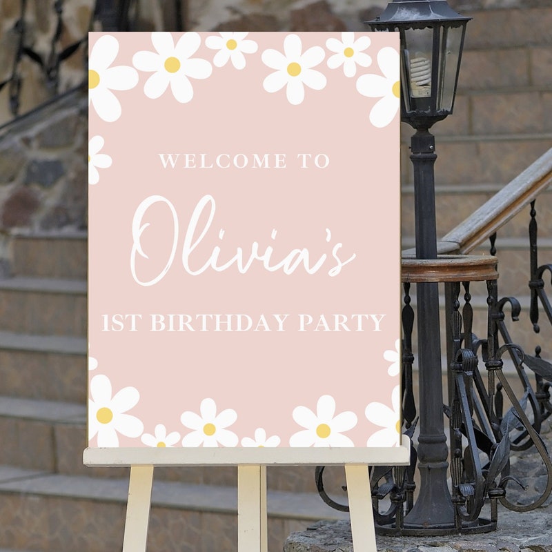 White Daisy Signs - Etsy