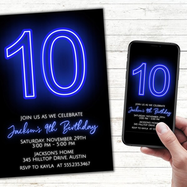 10th Birthday - Etsy