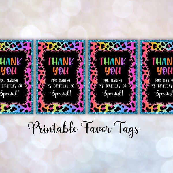Cheetah Print Birthday Card - Etsy
