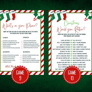 Printable Christmas Game Bundle Christmas Party Games Christmas Games ...