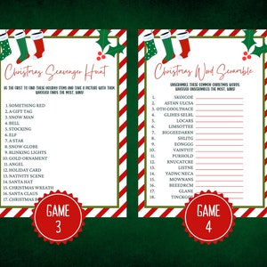 Printable Christmas Game Bundle Christmas Party Games Christmas Games ...
