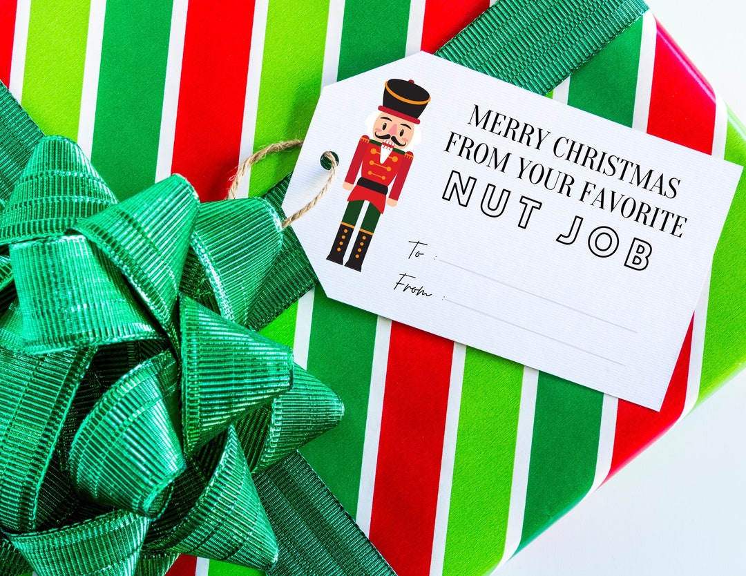 Nutcracker Christmas Gift Tags Printable Christmas Gift Tags - Etsy