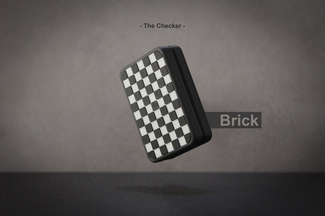 The Checker brick 3 Click Haptic Fidget Slider, Magnetic Desktop Fidget ...