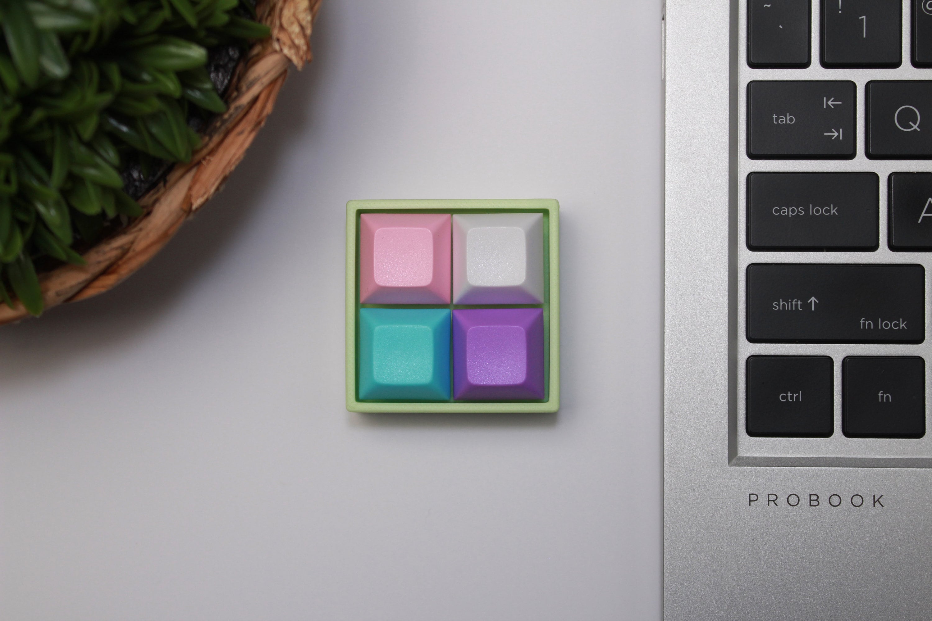 4 Key Square Keyboard Fidget Toy Customizable Desktop Keycap - Etsy
