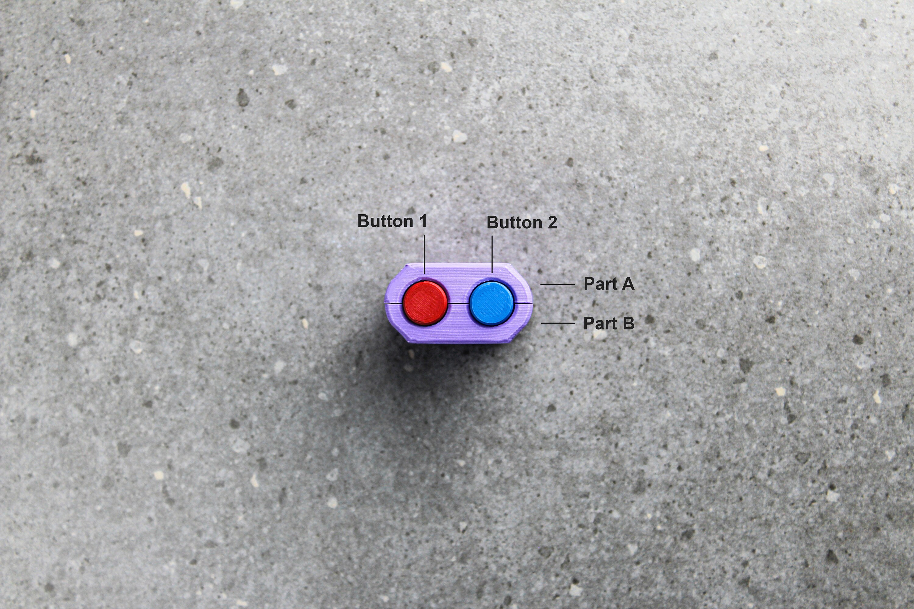 Mini Toggle Button Fidget Desktop Fidget High Quality 3D - Etsy