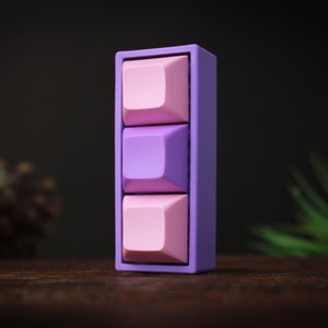 3 Key Keyboard Fidget Toy Customizable Desktop Keycap Fidget - Etsy