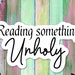 3.75" Reading Something Unholy Smut Lovers Laminated Laptop Tablet ...