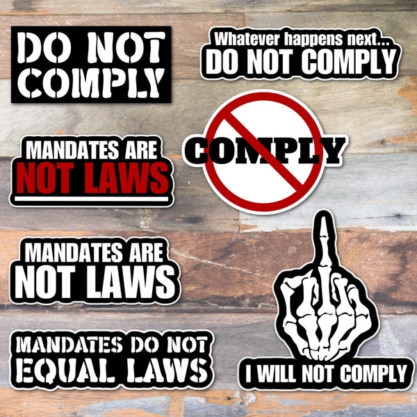 I Will Not Comply Flag - Etsy