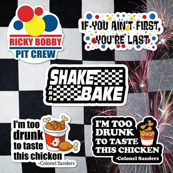 Ricky Bobby Sticker - Etsy