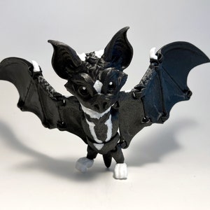 Panda Bat - 3D Printed Articulated Flexi - Etsy