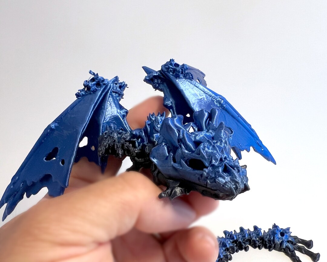 Baby Hollow Dragon Flexi by Cinderwing3d Articulated Fidget - Etsy