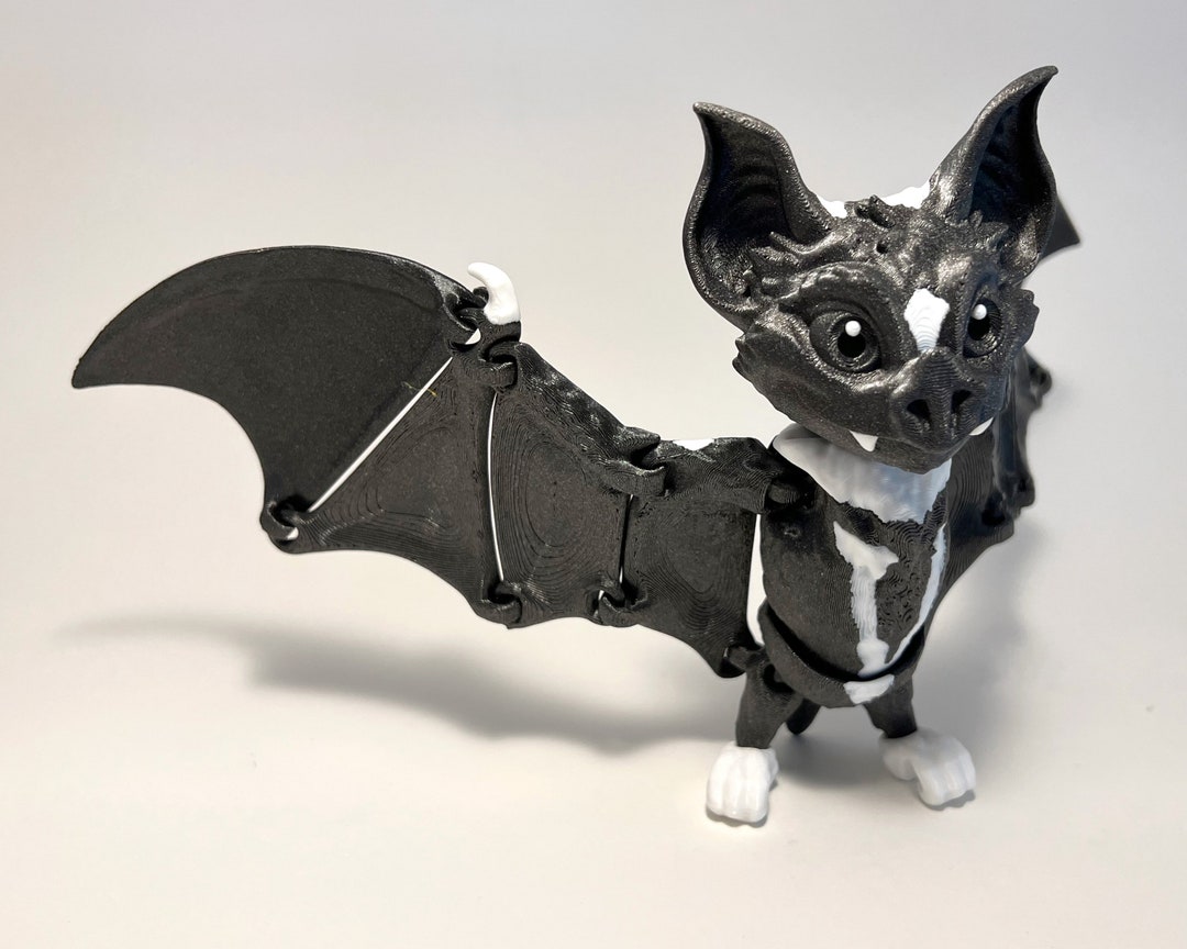 Panda Bat - 3D Printed Articulated Flexi - Etsy
