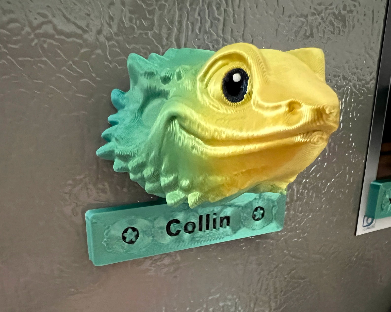 Bearded Dragon Personalized Magnet 3D Printed Design by Matmire Makes ...