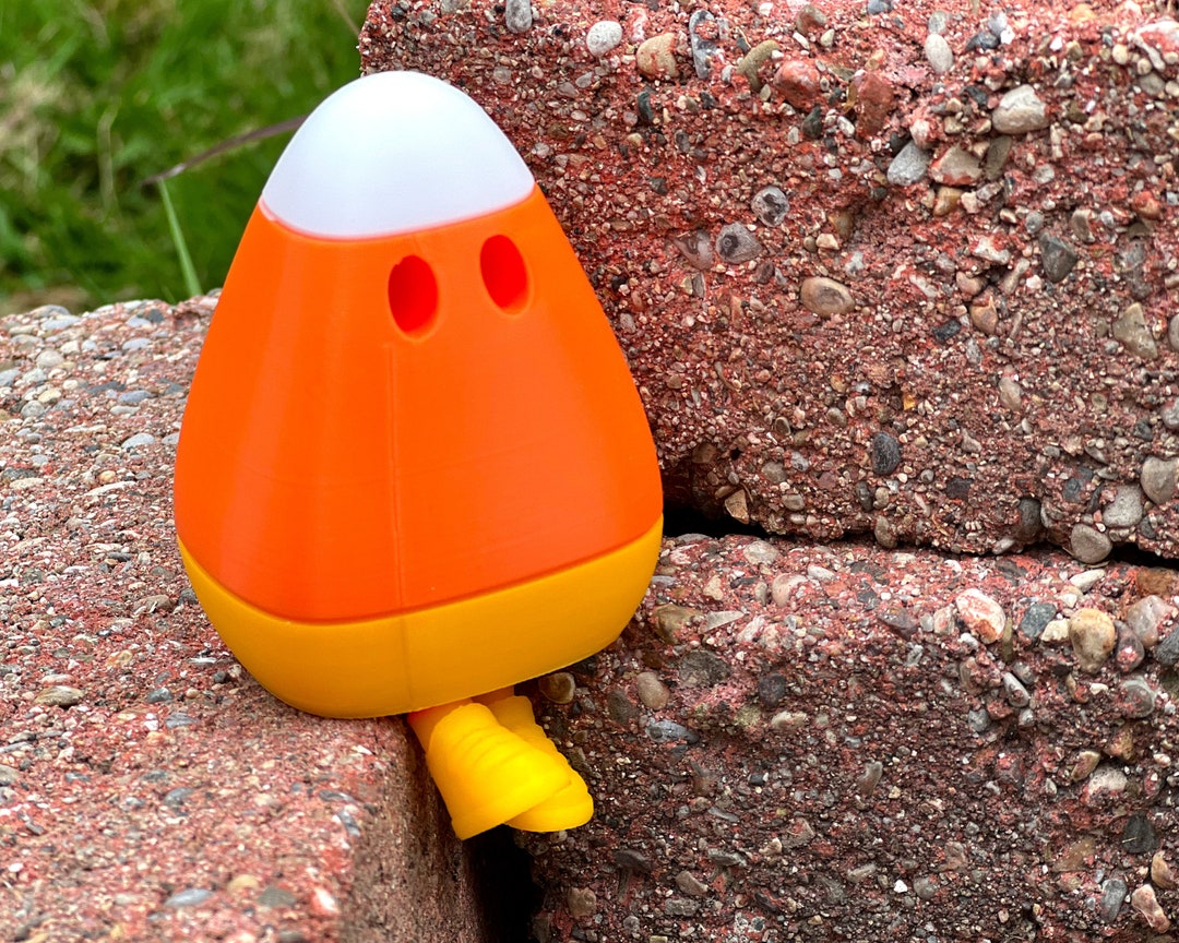 Candy Corn With Feet Articulated 3D Printed Halloween - Etsy