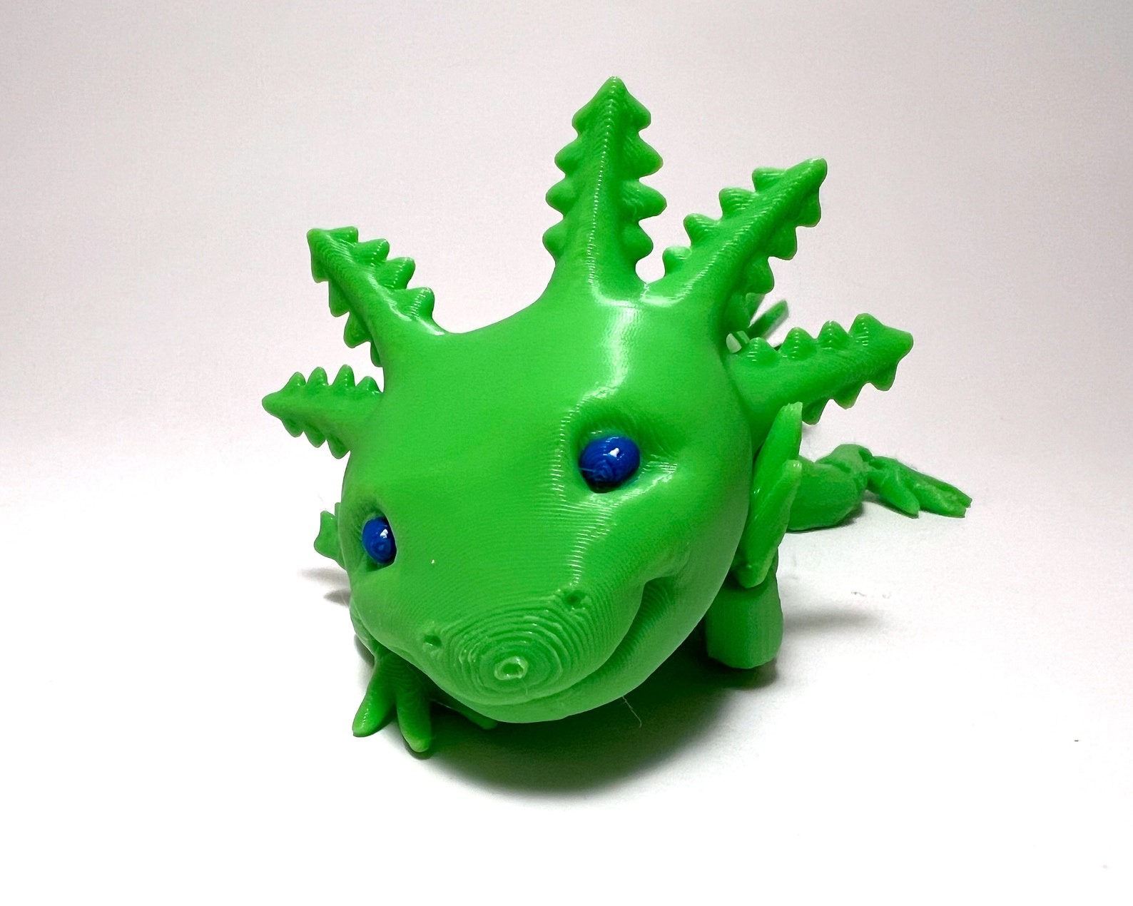 Axolotl Adorable Articulated 3D Printed Fidget Toy Design by - Etsy