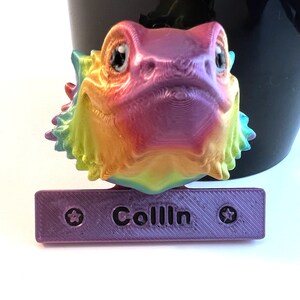 Bearded Dragon Personalized Magnet 3D Printed Design by Matmire Makes ...