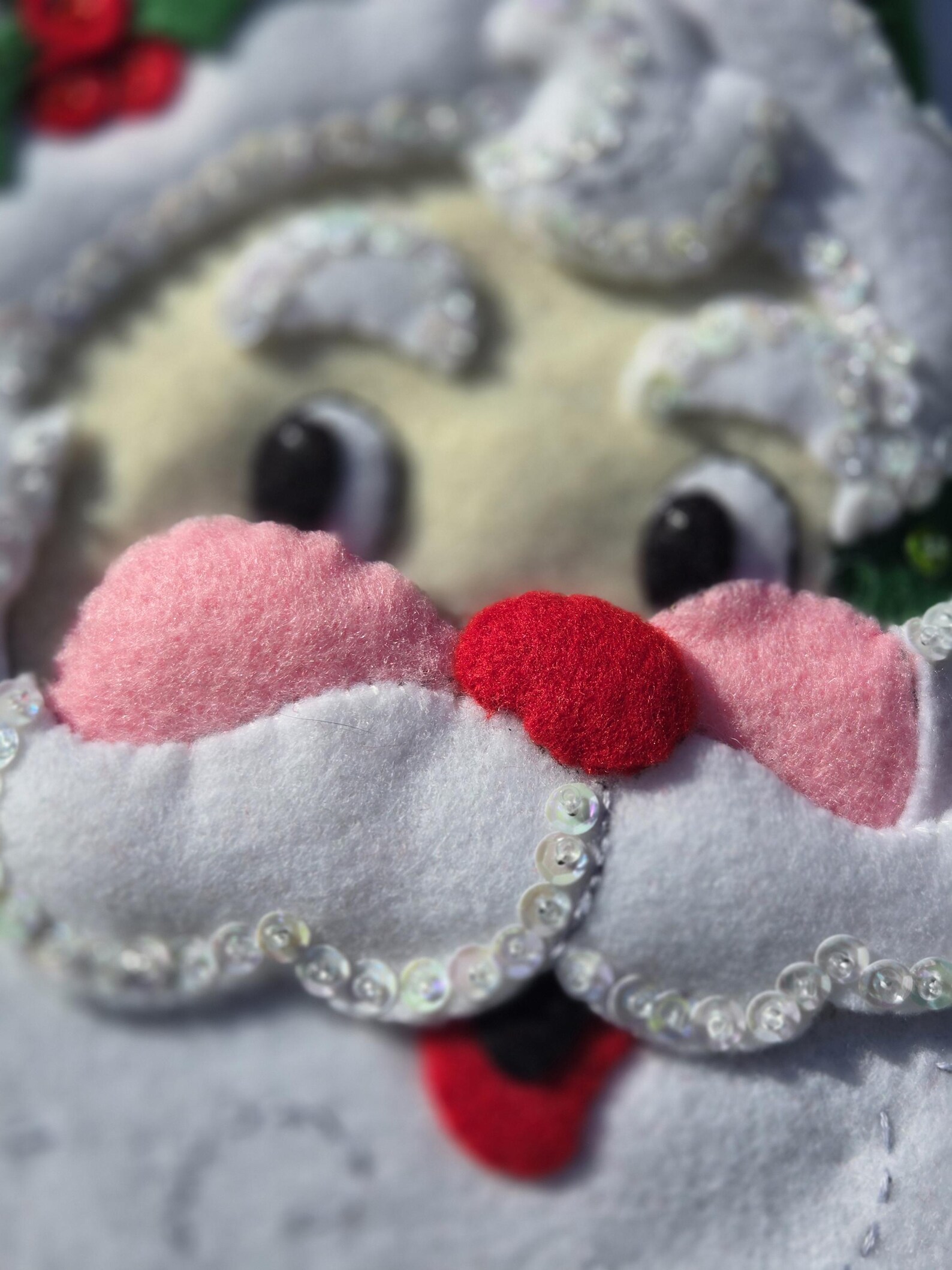 Finished Bucilla Christmas Stocking - Jolly Saint Nick - Etsy