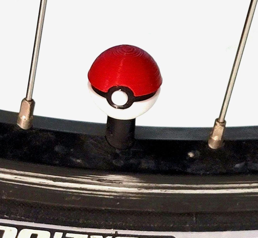 4 Pokemon Pokeball Valve Stem Caps - Etsy