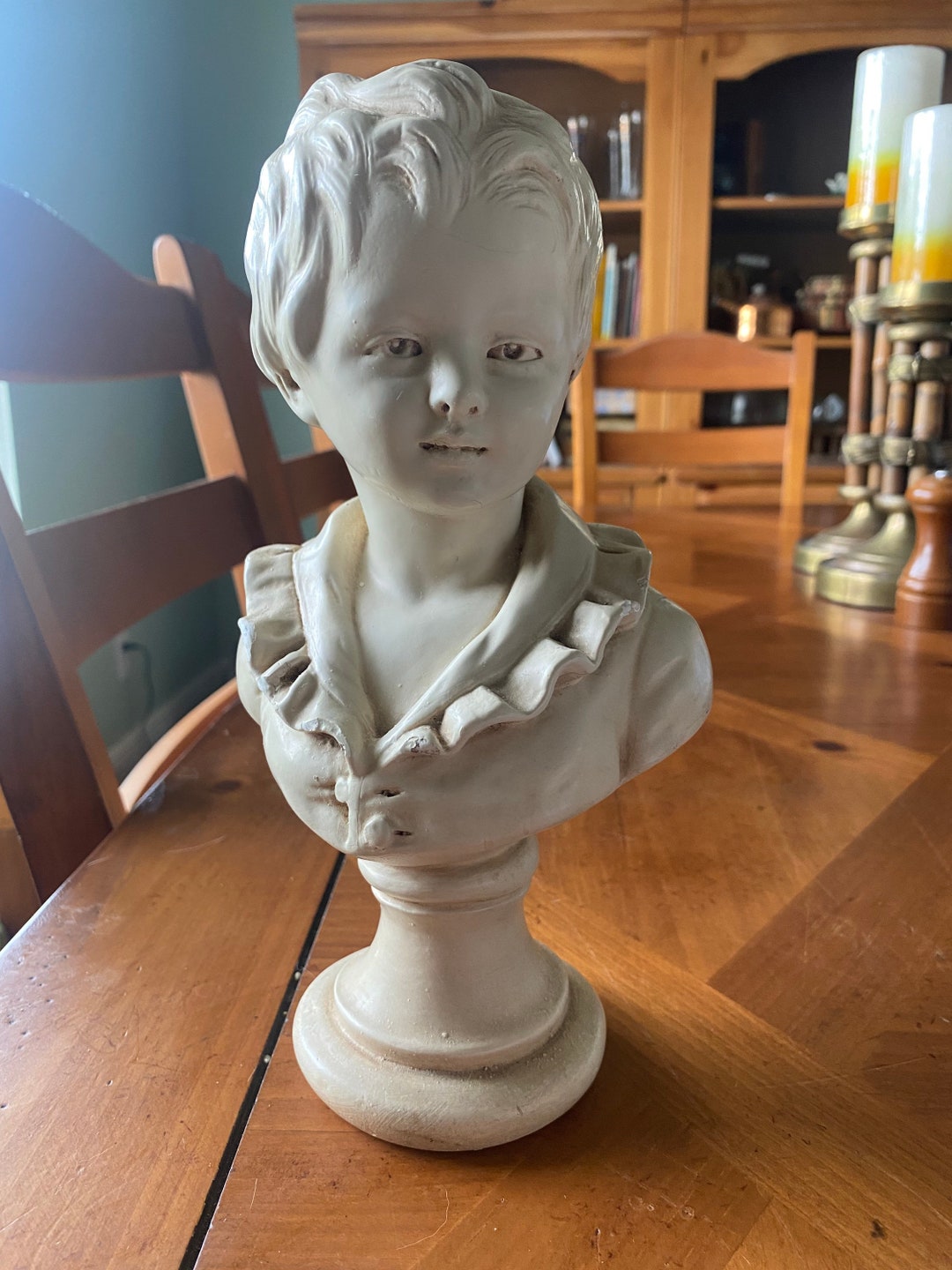 Marwal Ind Inc Chalkware Victorian Boy Bust - Etsy