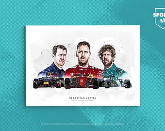 Sebastian Vettel Poster - Etsy