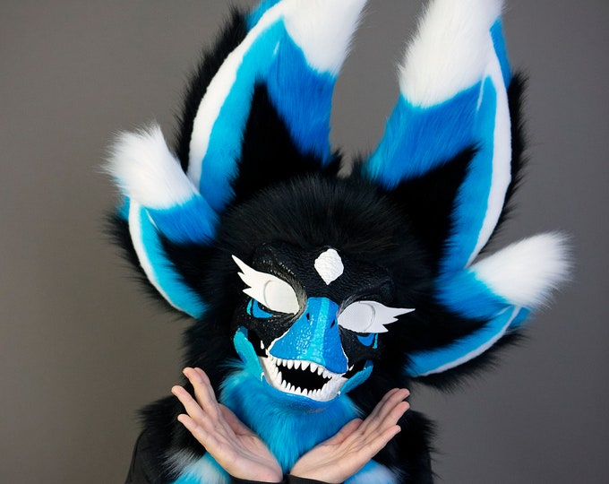 Fully Furred Premade Cosplay Mask With Tail - Etsy