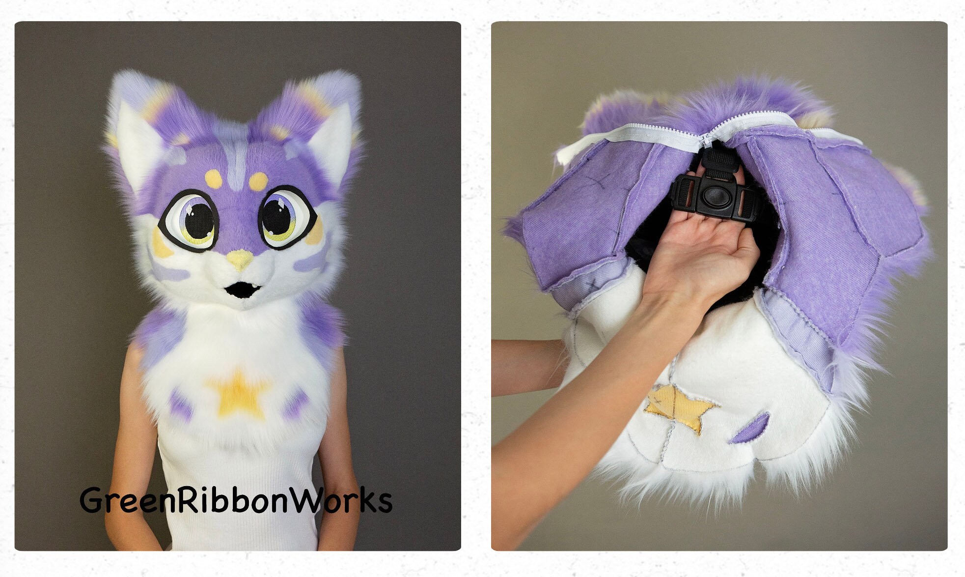 Pre-made Star Cat Fursuit Partial Read the Description - Etsy