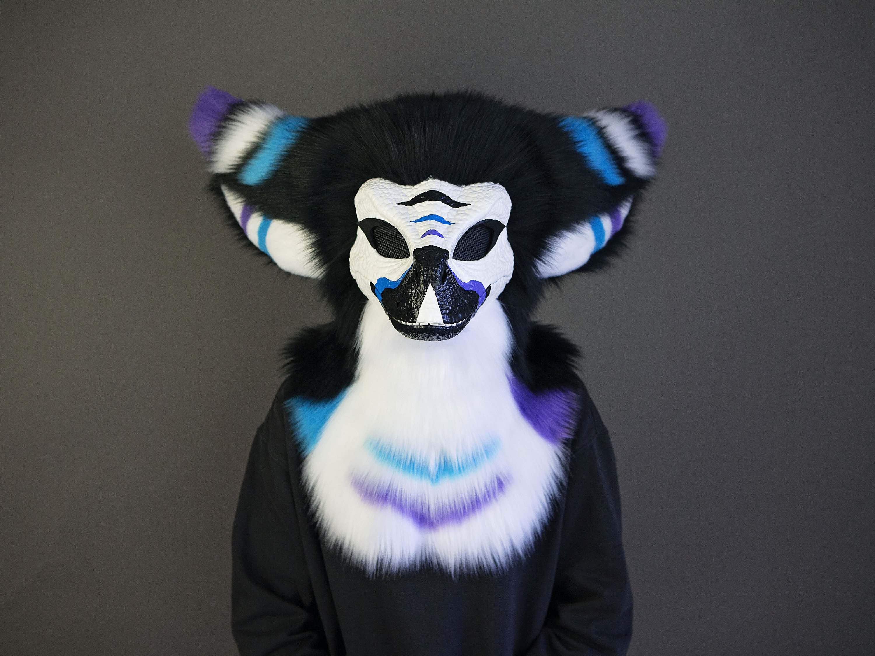Furred Premade Cosplay Mask - Etsy