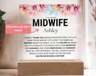 Midwife Appreciation Plaque - Etsy