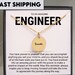 Personalized Engineer Christmas Birthday Necklace Gift, Necklace Future ...