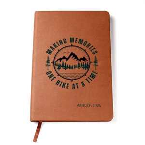 Personalized Hiking Journal Logbook Gift for Hikers, Making Memories ...