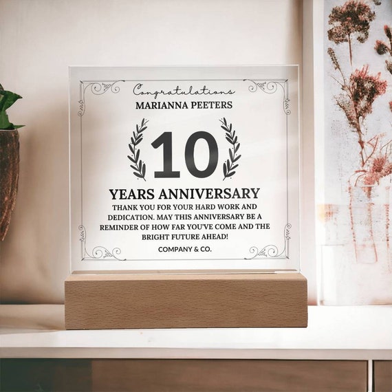 Work Anniversary Frames The Best Work Anniversary Gift Ideas